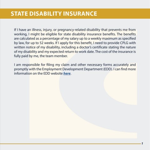 State Disability Insurance