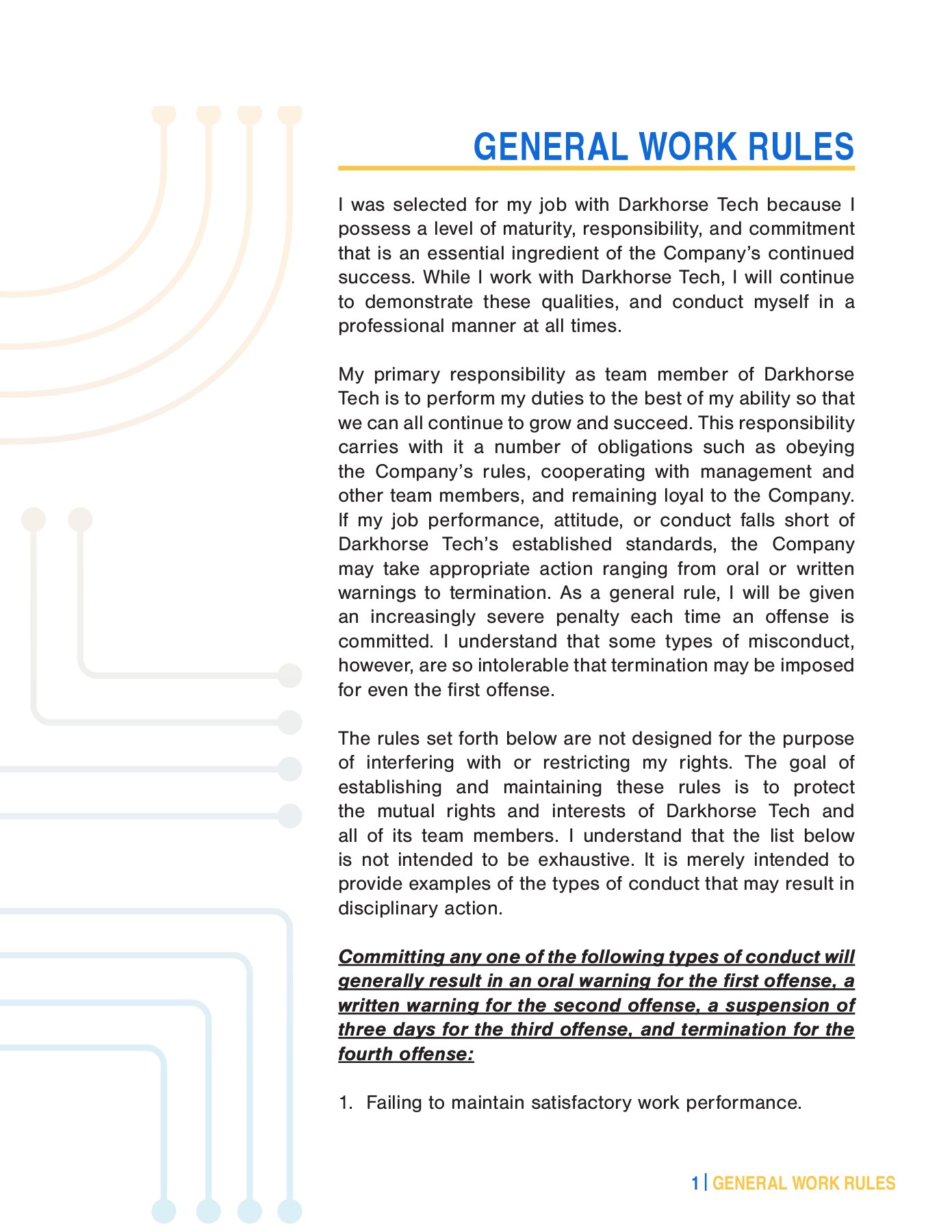 General Work Rules - Stokes Wagner - Page 1 - 3 | Flip PDF Online ...