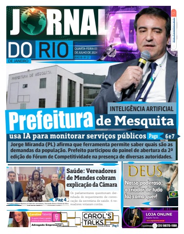 Jornal do Rio de Janeiro - Edição Quarta-Feira 03 de Julho de 2024