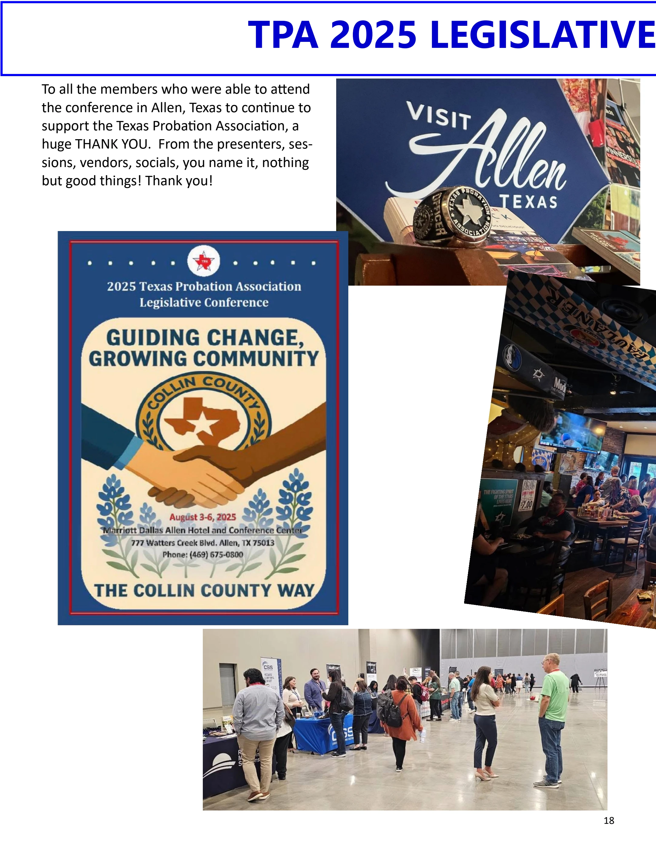 TPA Magazine - FALL 2025 - Texas Probation Association - Page 18 | Flip ...