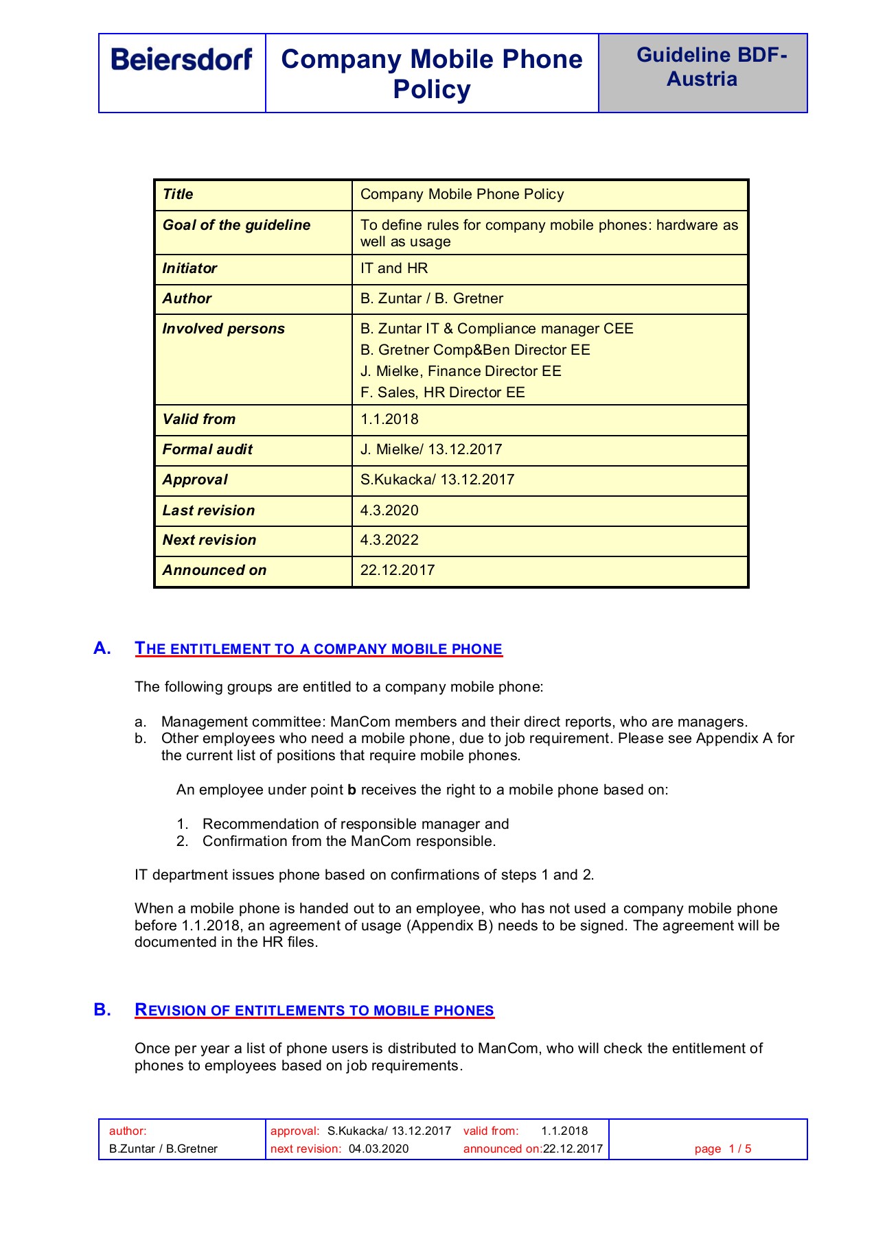 Company Mobile Phone Policy - victory five - Page 1 - 5 | Flip PDF ...