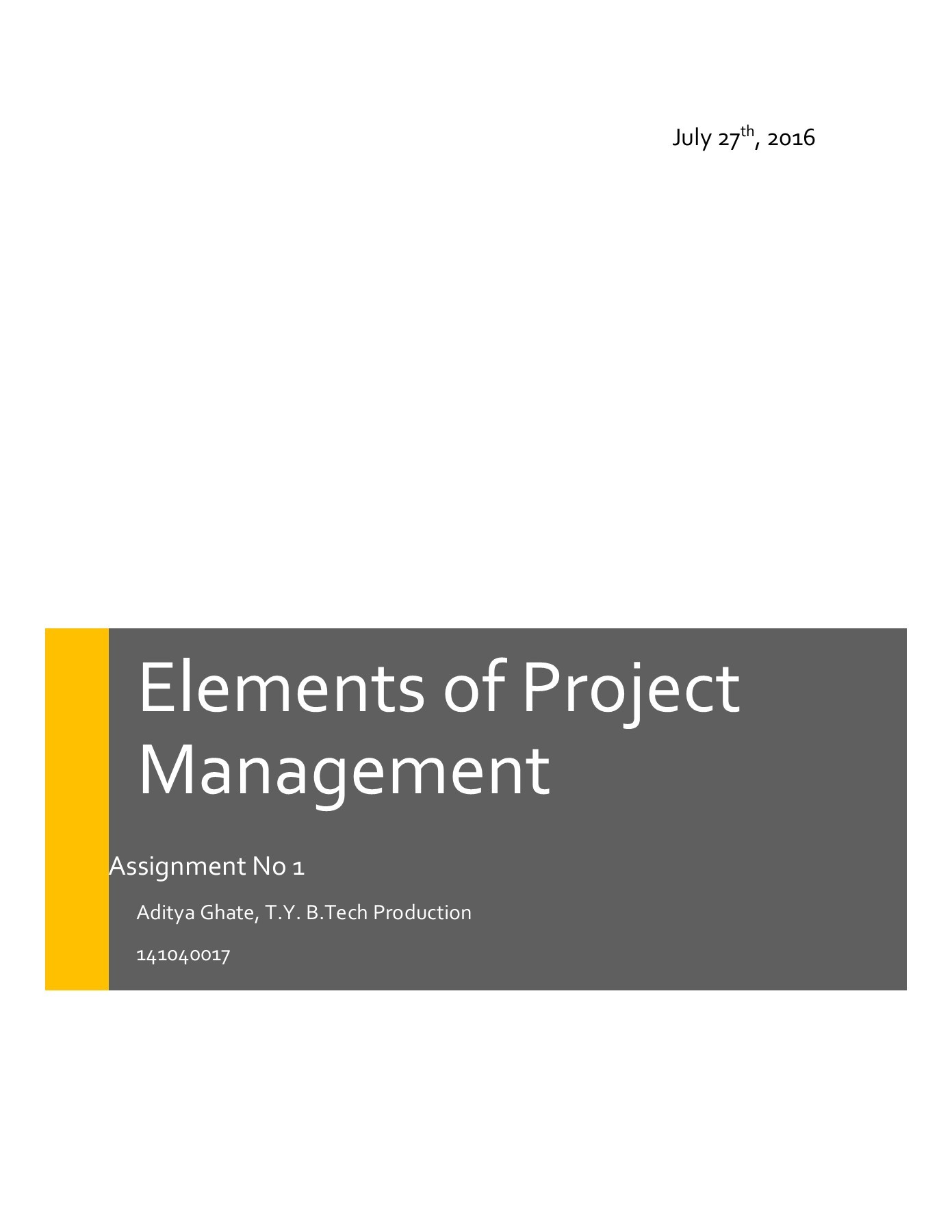 EPM Assignment 1 - a1di2tya3 - Page 1 - 7 | Flip PDF Online | PubHTML5