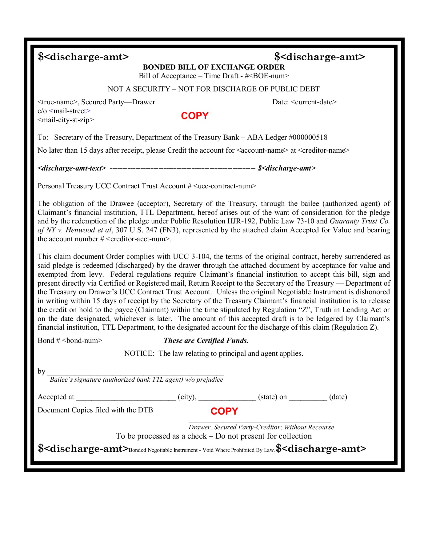 Use a Bill of Exchange to Discharge Debts - lakisha_edwards1 - Page 12 ...