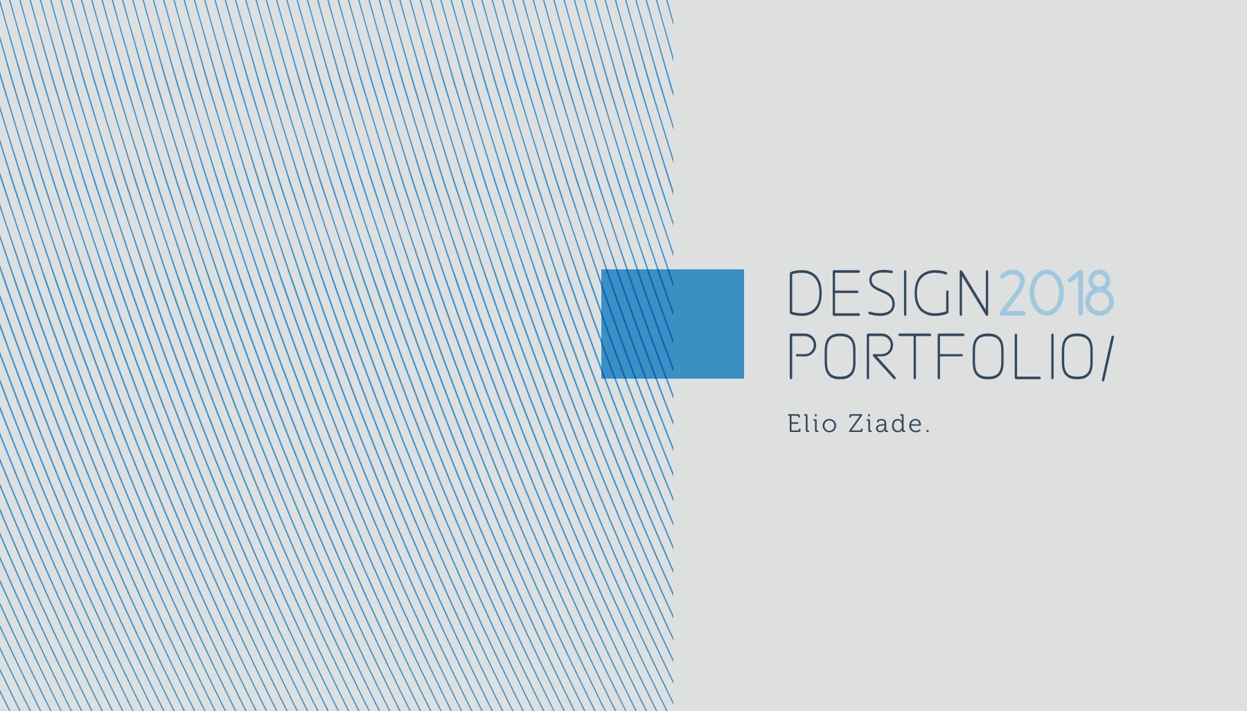 Portfolio 2018 - Elio Ziade - Page 1 | Flip PDF Online | PubHTML5
