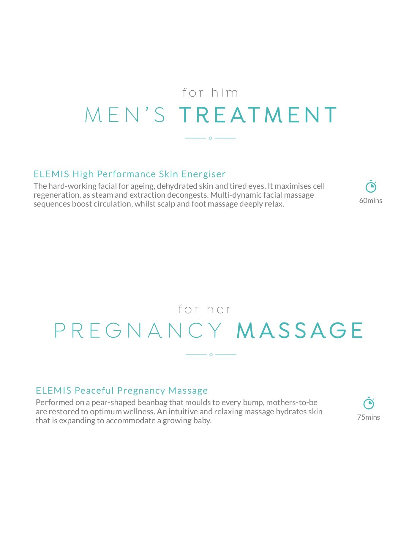 Spa menu (E-menu) - flipping book - Elio Ziade - Page 15 | Flip PDF Online | PubHTML5