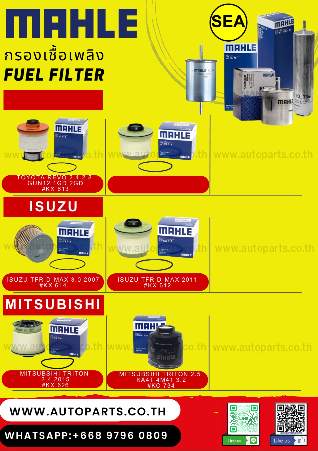 MAHLE FUEL FILTER - SEA EXPORT CO.,LTD. - Page 1 - 5 | Flip PDF Online ...