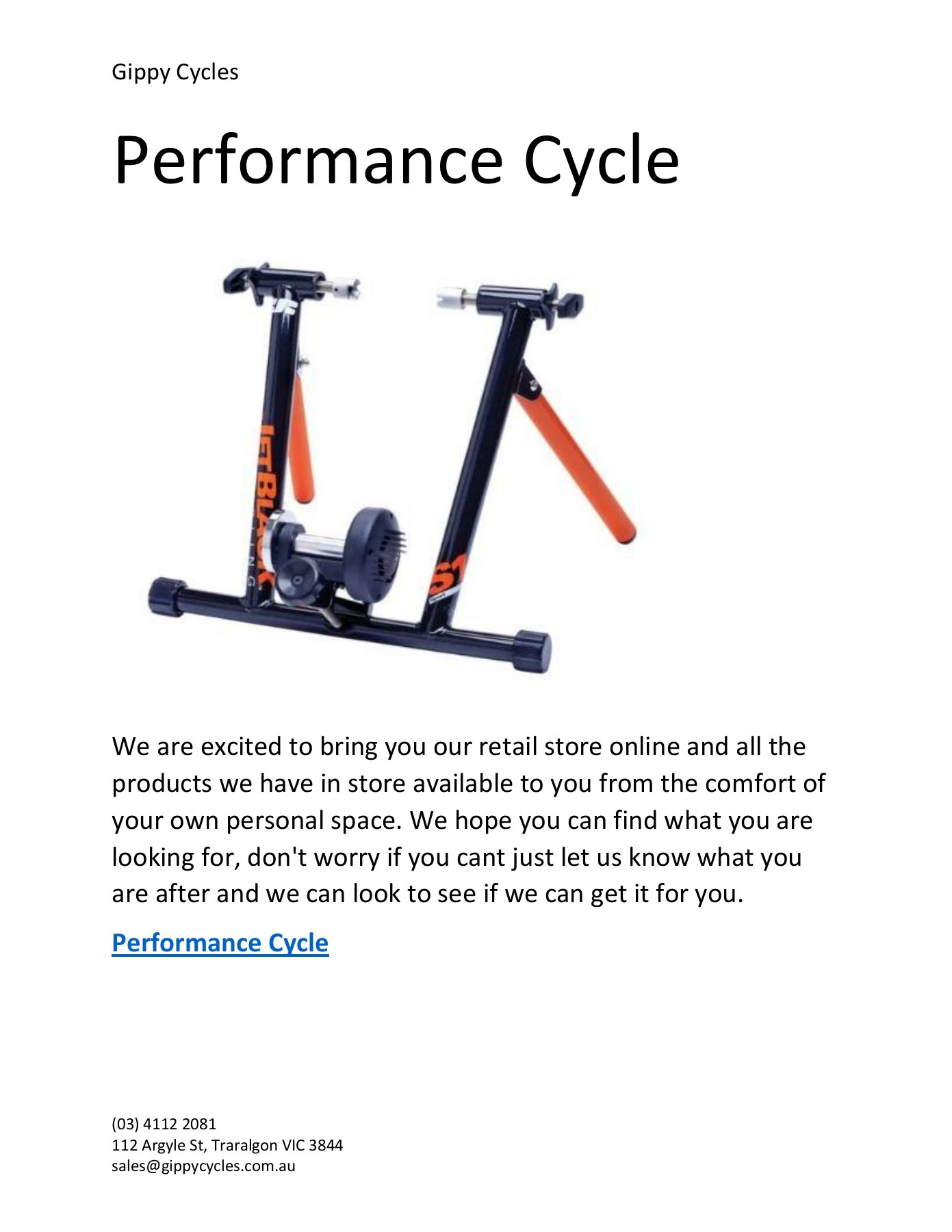 Performance Cycle - Electric Bikes Near Me - Page 1 - 1 | Flip PDF ...