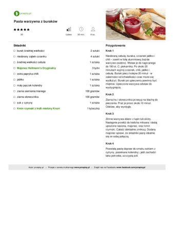 Przepisy na pasty do kanapek