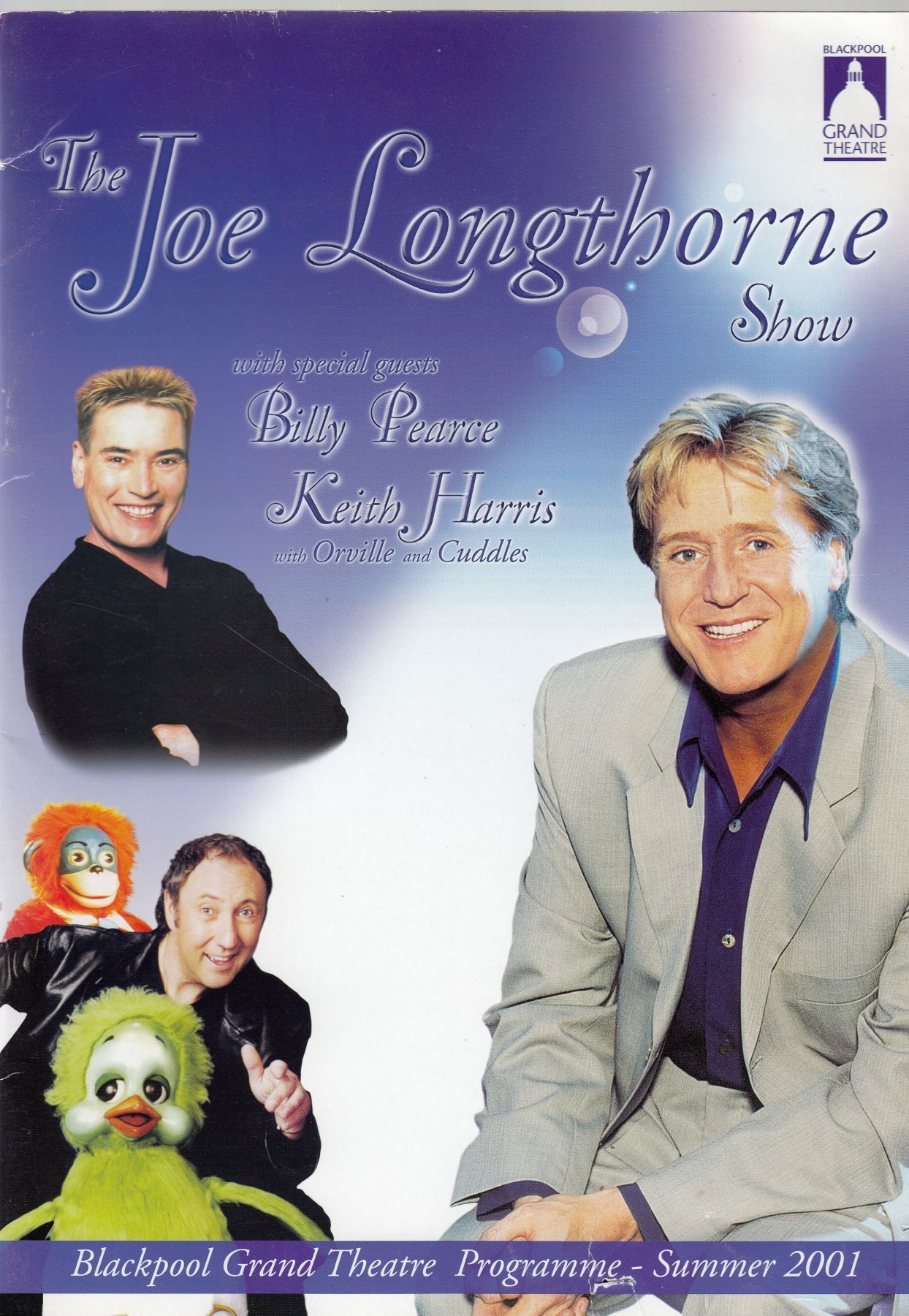 Joe Longthorne with Billy Pearce and Keith Harris - Blackpool 2001 ...