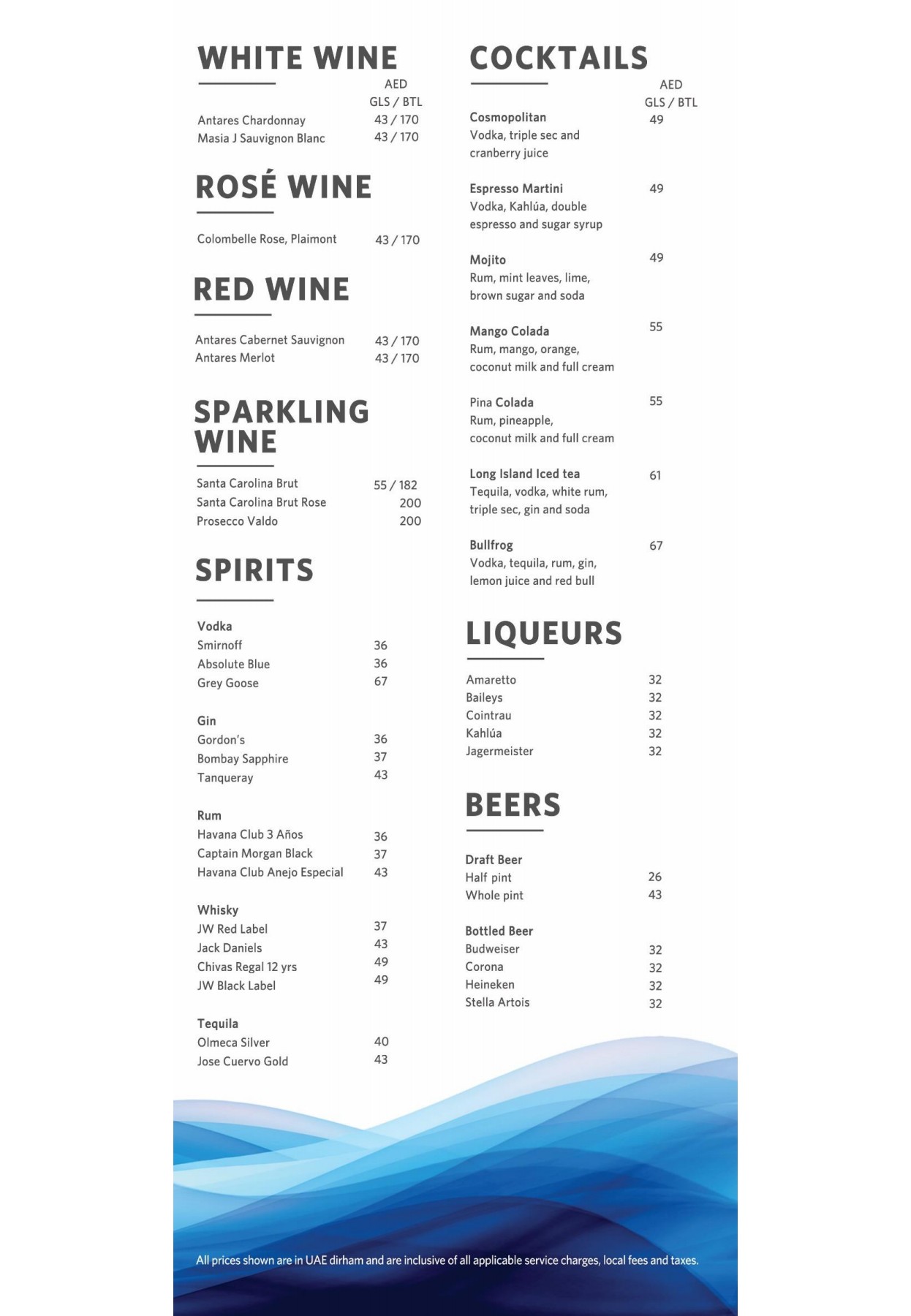 Pool Bar Menu - Room Service - Grand Millennium Al Wahda Abu Dhabi - Page 4 | Flip PDF Online ...