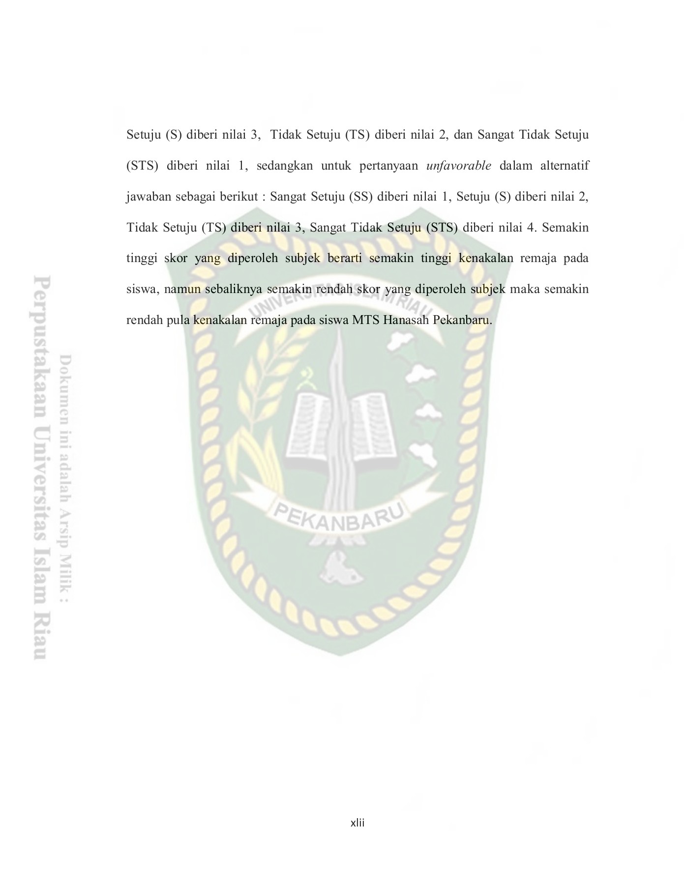 Hubungan Kecerdasaran Spiritual Dengan Kenakalan Remaja Pada Siswa MTs ...