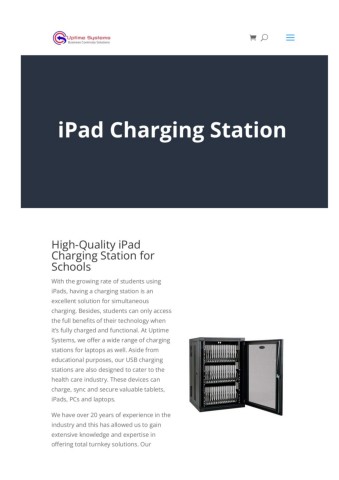 Ipad Charging Station