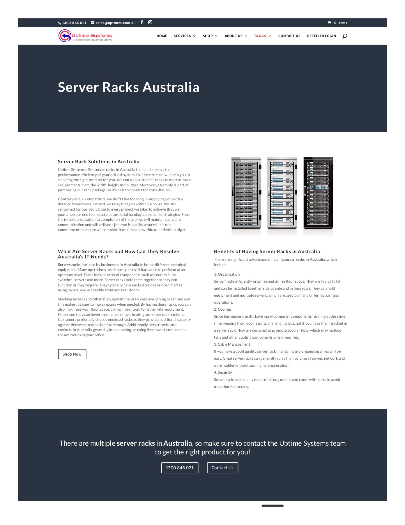 Server Racks Australia - uptimessystems - Page 1 - 3 | Flip PDF Online ...