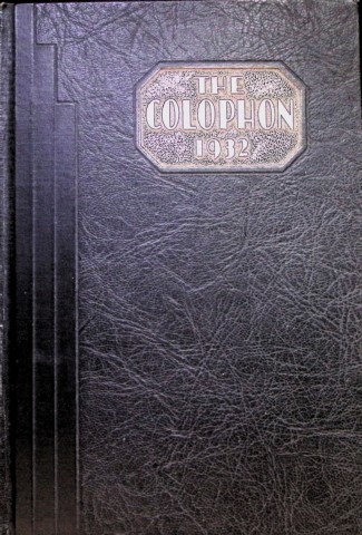The Colophon 1932 - wasdlibrary - Page 1 - 124 | Flip PDF Online | PubHTML5