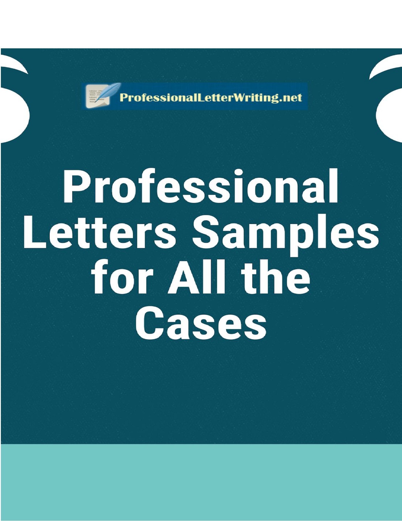 Professional Letters Samples for All the Cases - Professional Letter ...