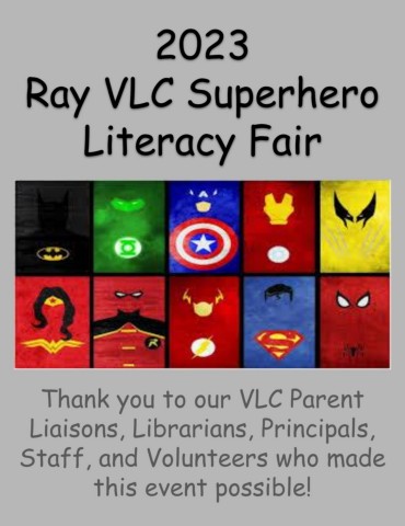 2023 Ray VLC Superhero Literacy Fair Comic