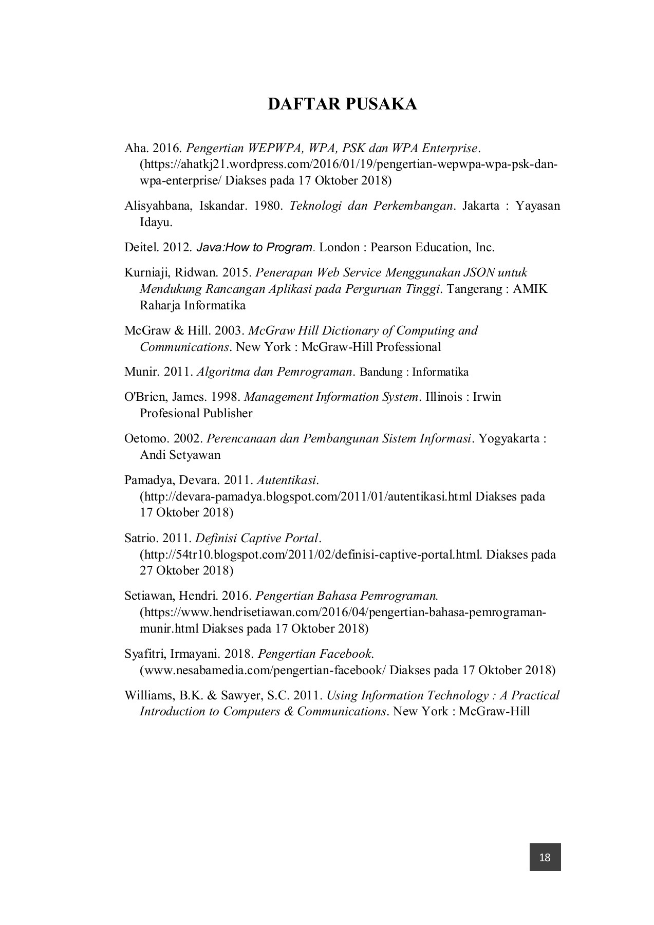 Contoh_Proposal_Kerja_Proyek_TKJ - INDRA SETIAWAN - Halaman 23 | PDF Online | PubHTML5