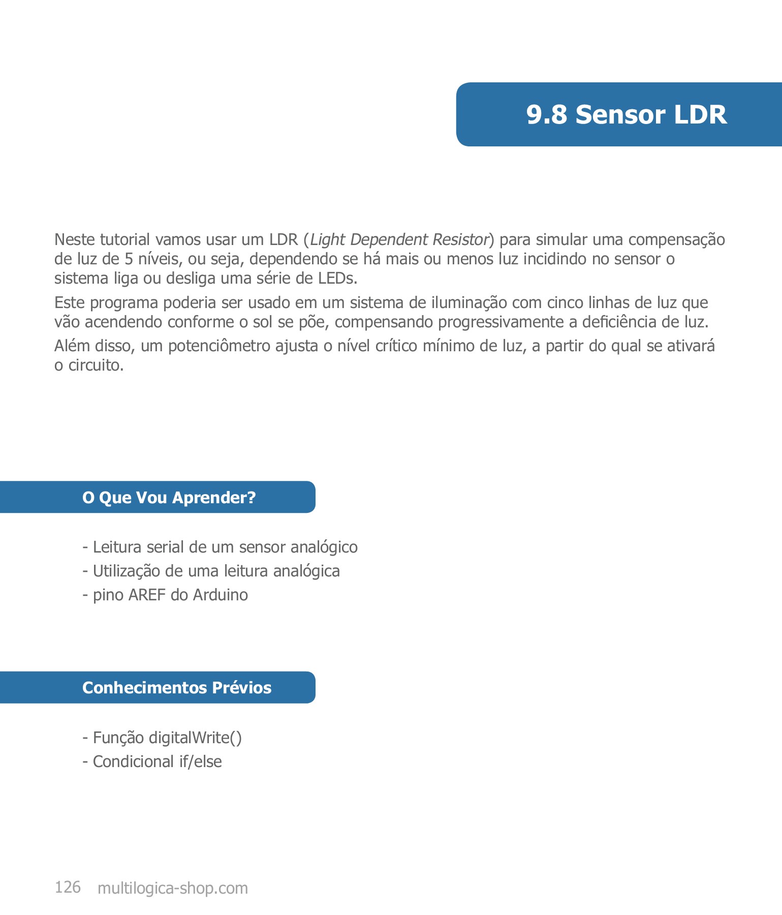 Guia_Arduino_Iniciante_Multilogica_Shop - angloschoolsanka - Página 126 | PDF Online | PubHTML5