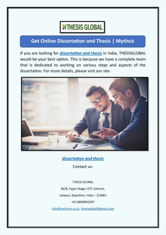 Get Online Dissertation and Thesis | Mythsis - The Nation - Page 1 - 1 ...