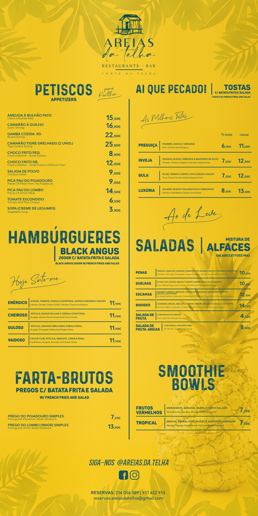 CARDÁPIO PRAIA - ARTBRAND Creative Studio - Página 1 - 2 | PDF Online ...