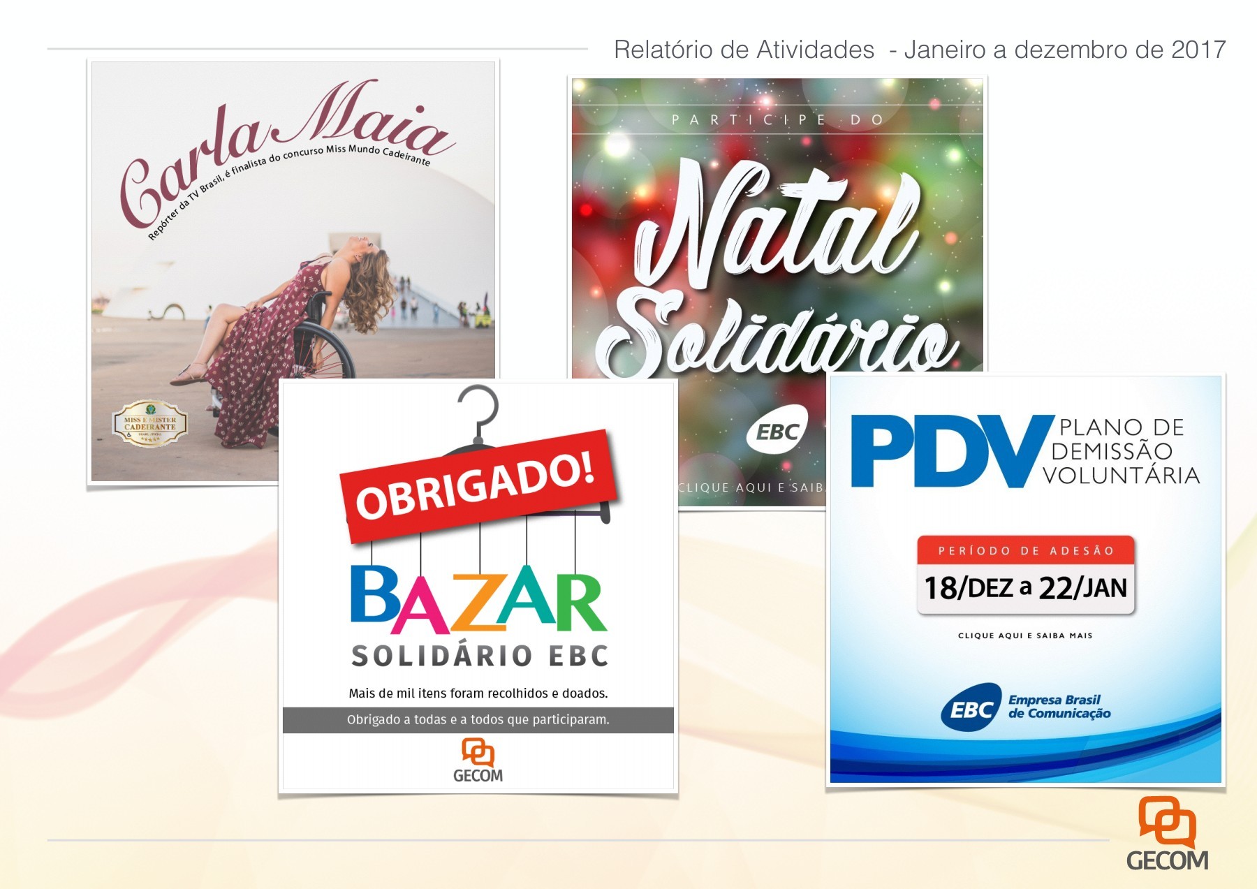 Relatório Gecom 2017 - Gecom EBC - Página 49 | PDF Online | PubHTML5