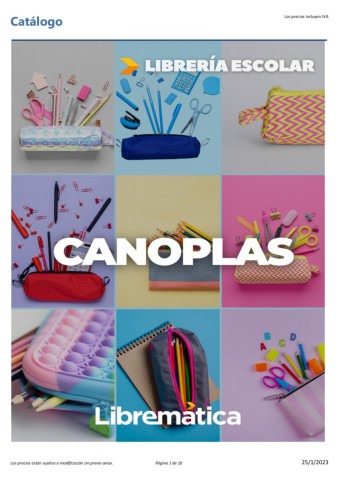 Canoplas escolares