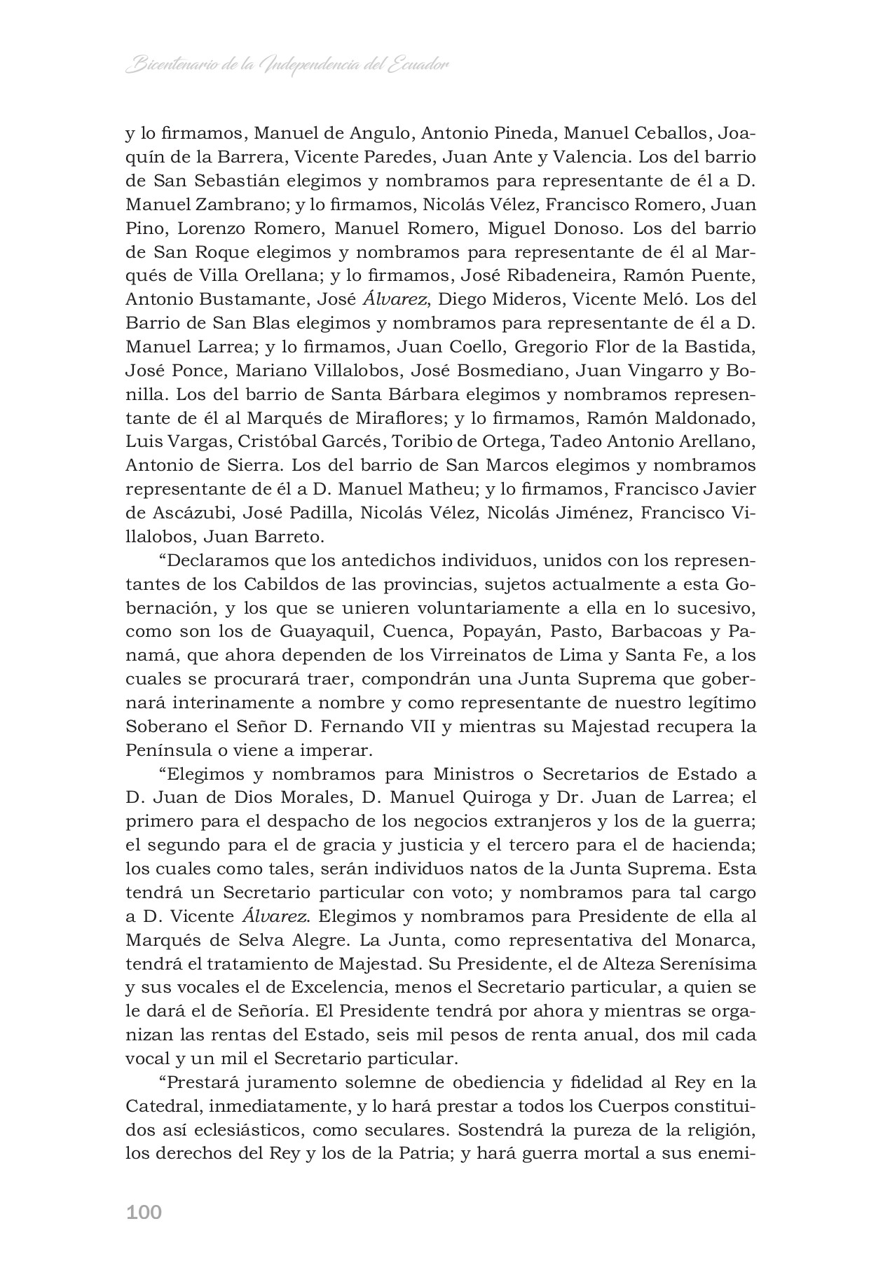 Bicentenario de la Independencia del Ecuador - Ermel Aguirre - Page 100 | Flip PDF Online | PubHTML5