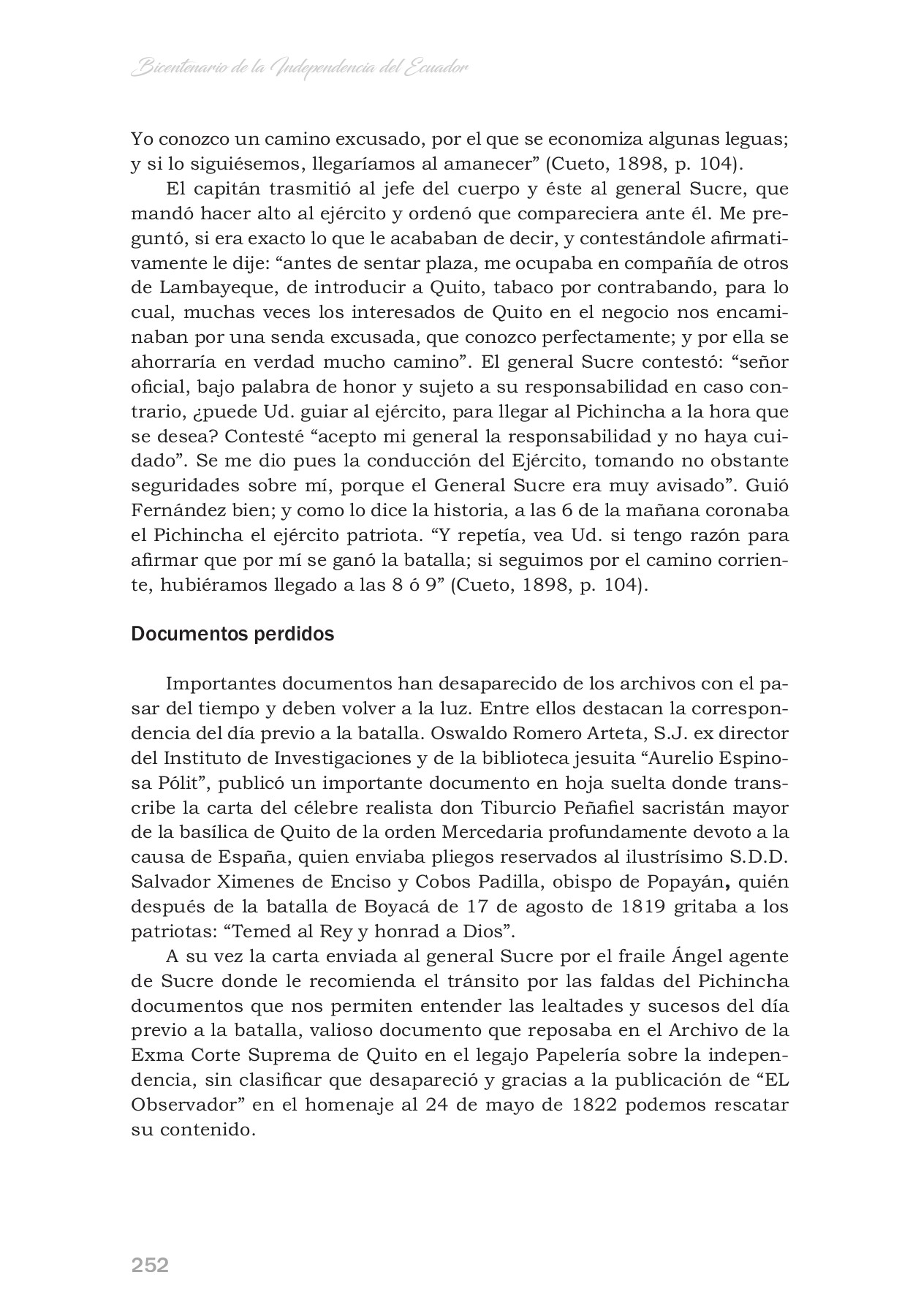 Bicentenario de la Independencia del Ecuador - Ermel Aguirre - Page 252 | Flip PDF Online | PubHTML5