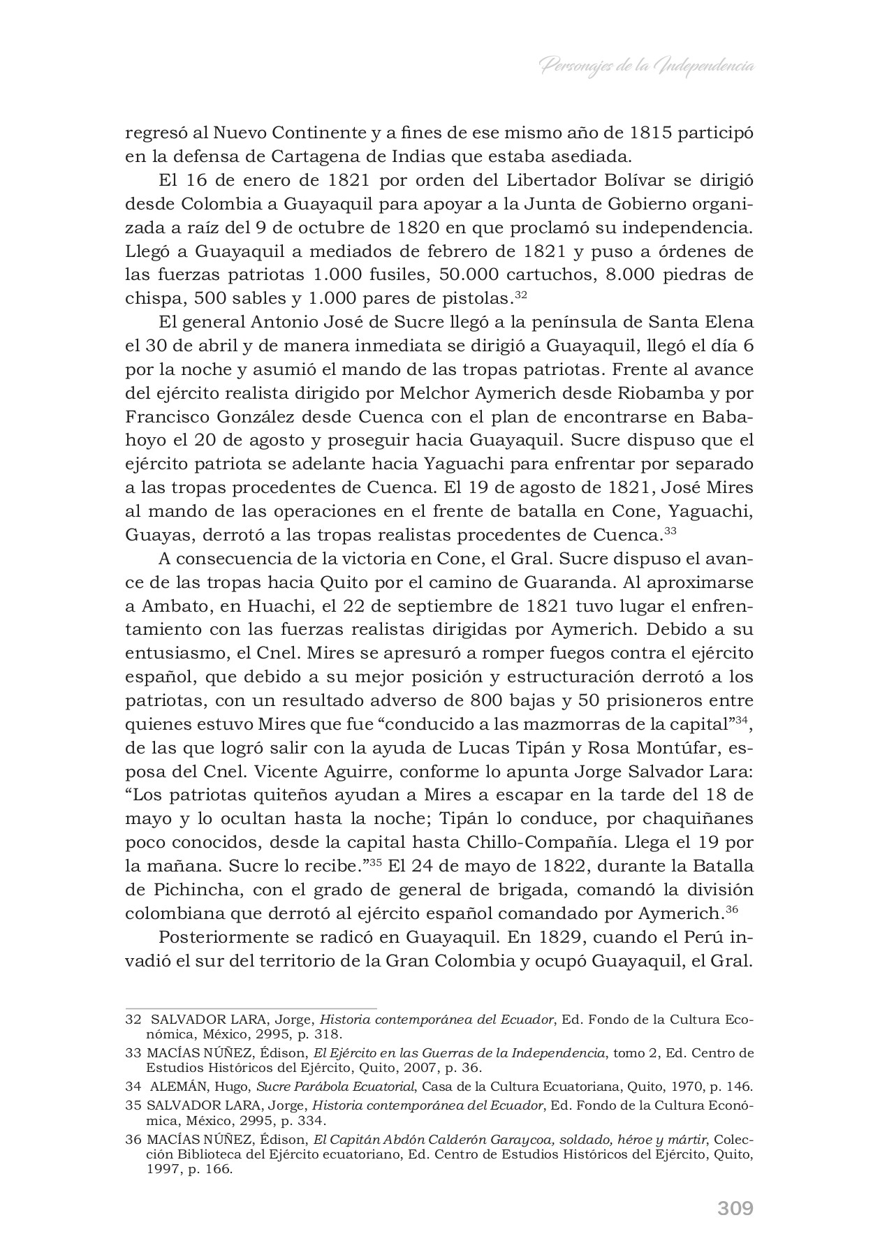 Bicentenario de la Independencia del Ecuador - Ermel Aguirre - Page 309 | Flip PDF Online | PubHTML5