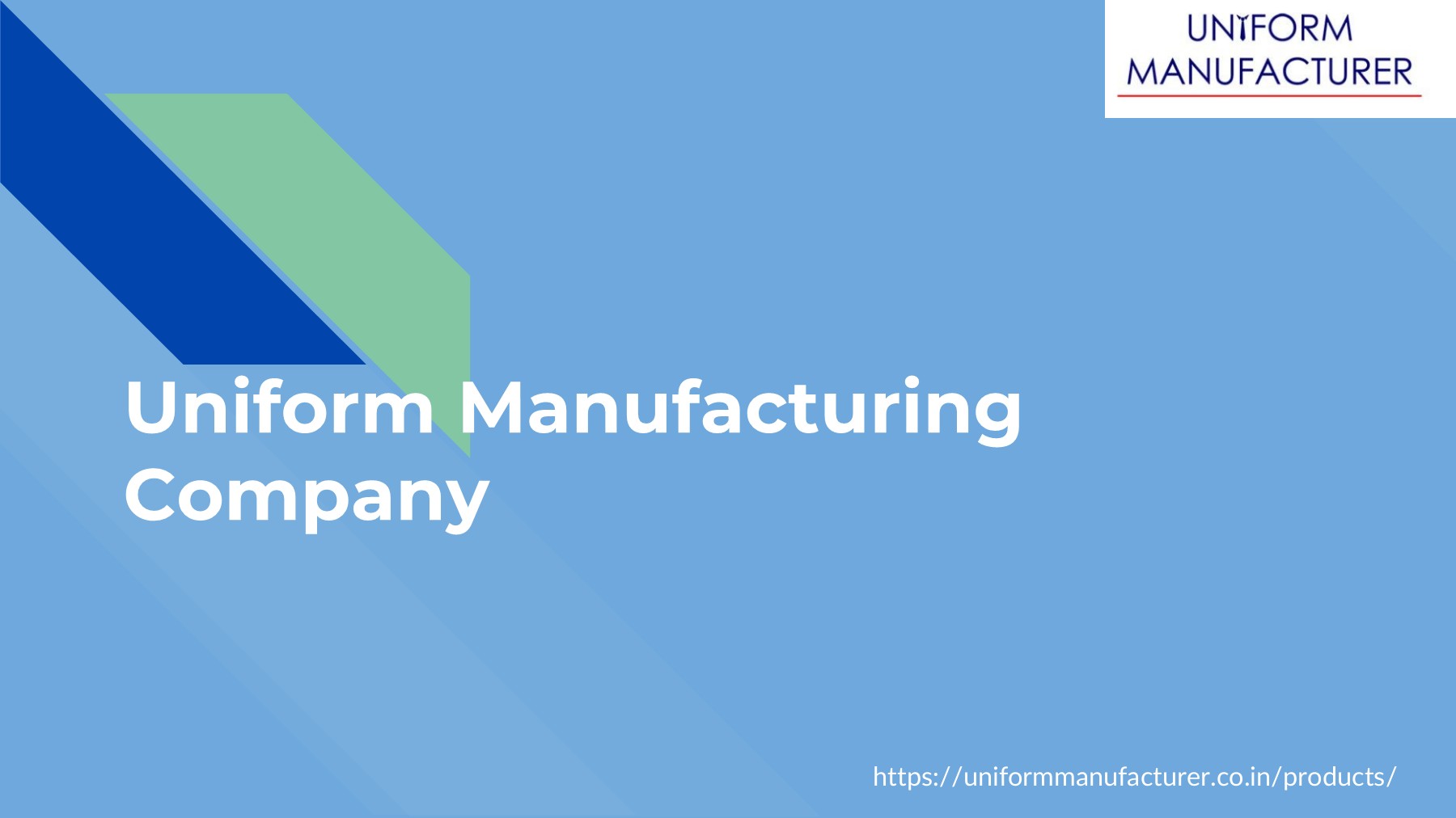Uniform Manufacturing Company - uniformmanufacturerofficial - Page 1 ...
