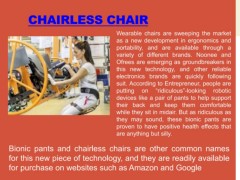 Chairless Chair - Wearable Chair - Page 1 - 5 | Flip PDF Online | PubHTML5