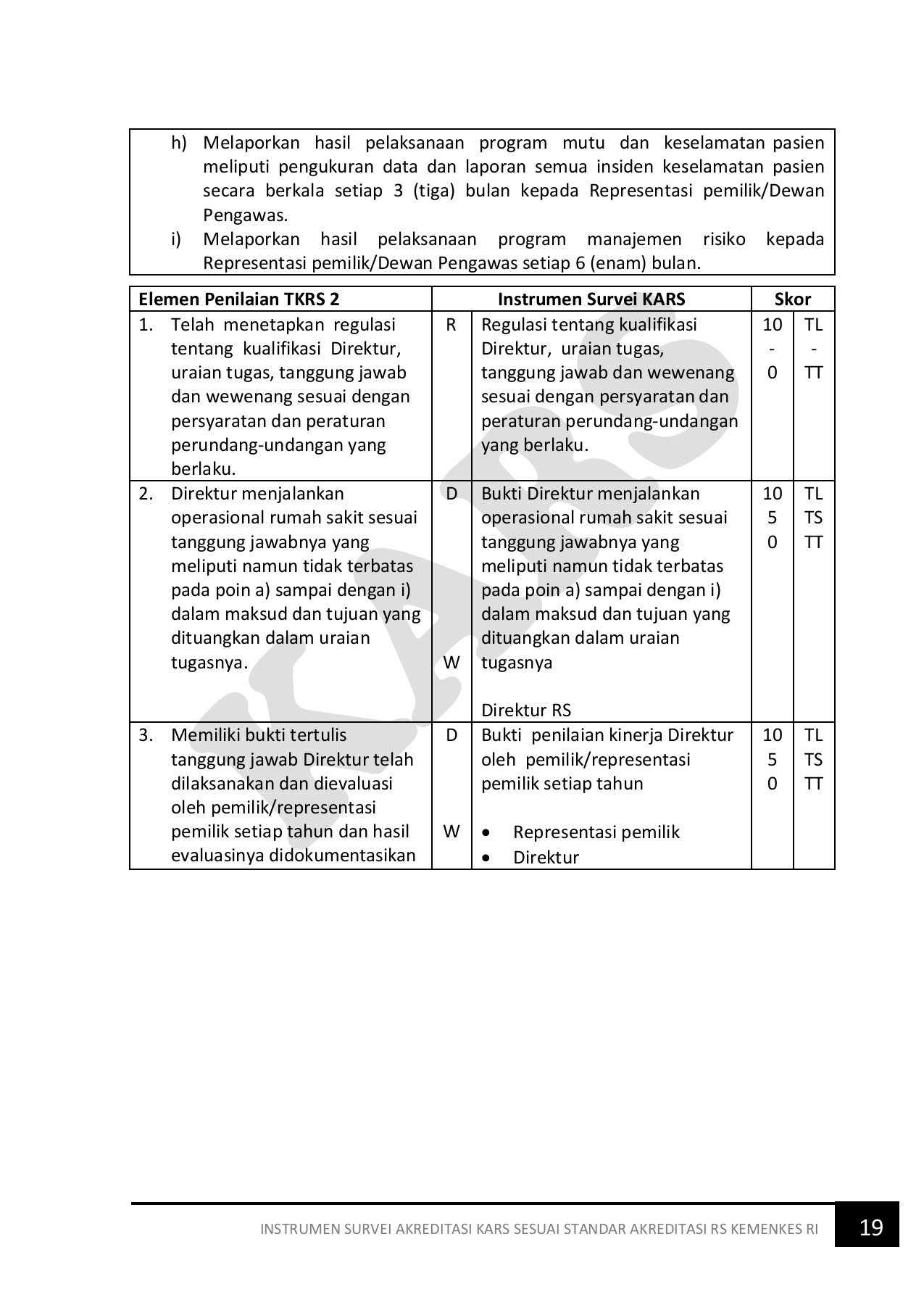 Instrumen Survei Akreditasi KARS sesuai STARKES 2022 (open) - hdhardjolukito - Halaman 27 | PDF ...