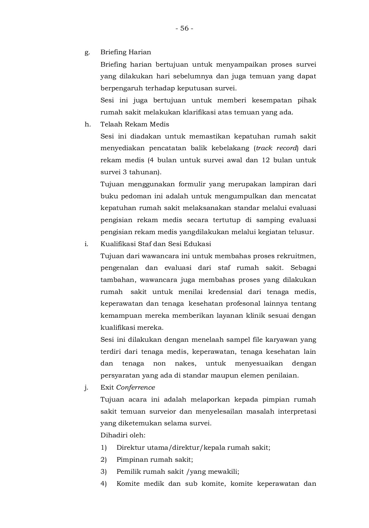 FIX FIX BUKU PEDOMAN AKREDITASI RS - hdhardjolukito - Kaca 63 | PDF Online | PubHTML5