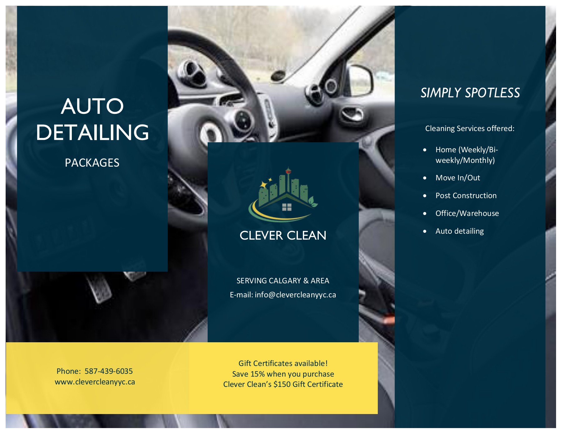 AUTO DETAILING PACKAGES - CLEVER CLEAN - Page 1 - 2 | Flip PDF Online ...