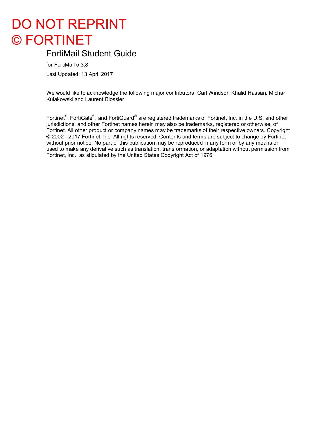 fortigate i student guide online v6