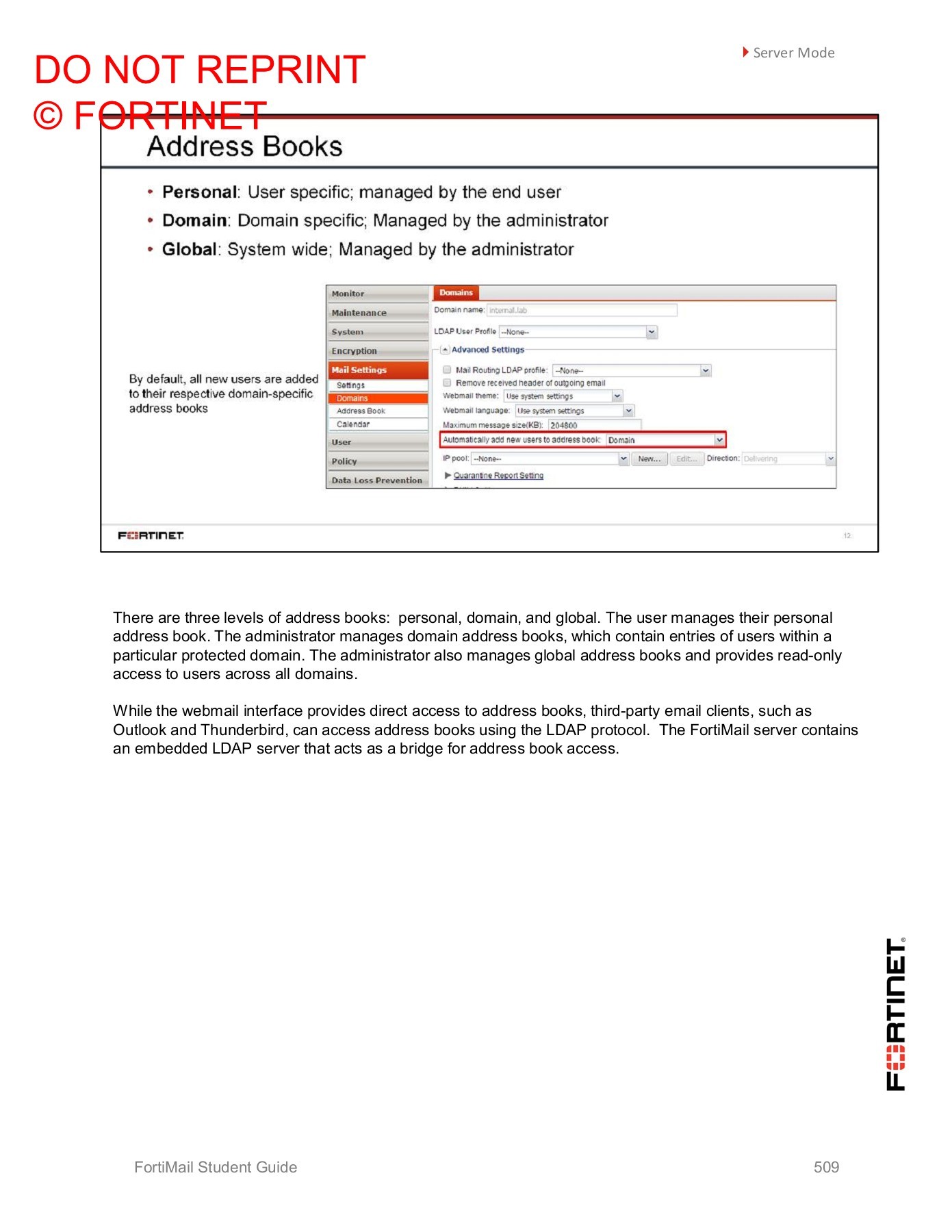 FortiMail Student Guide - gabriromero - Page 509 | Flip PDF Online ...