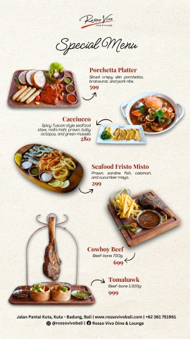 SPECIAL MENU - Rosso Vivo