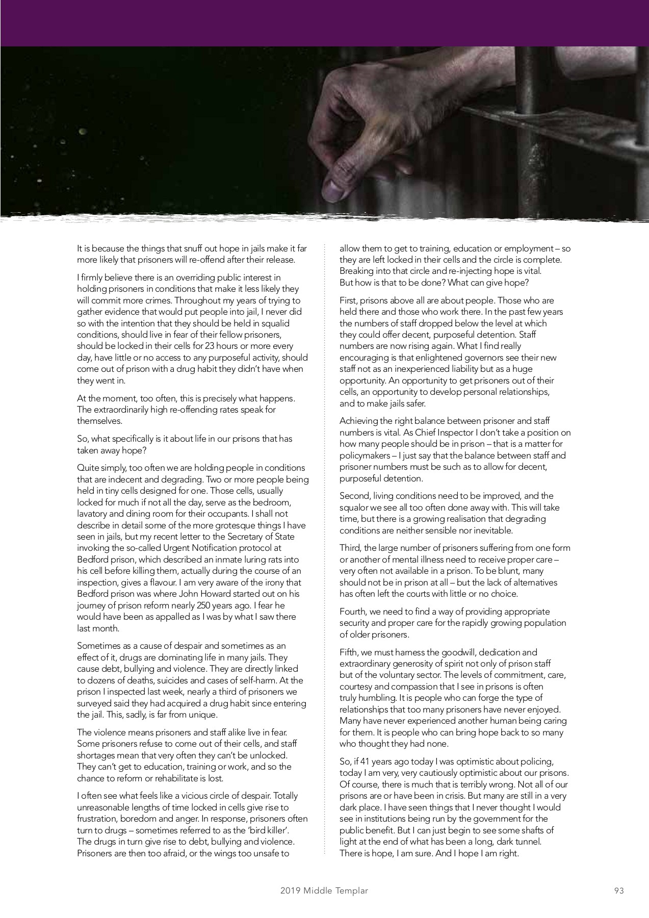 The Middle Templar 2019 - HTDL - Page 95 | Flip PDF Online | PubHTML5