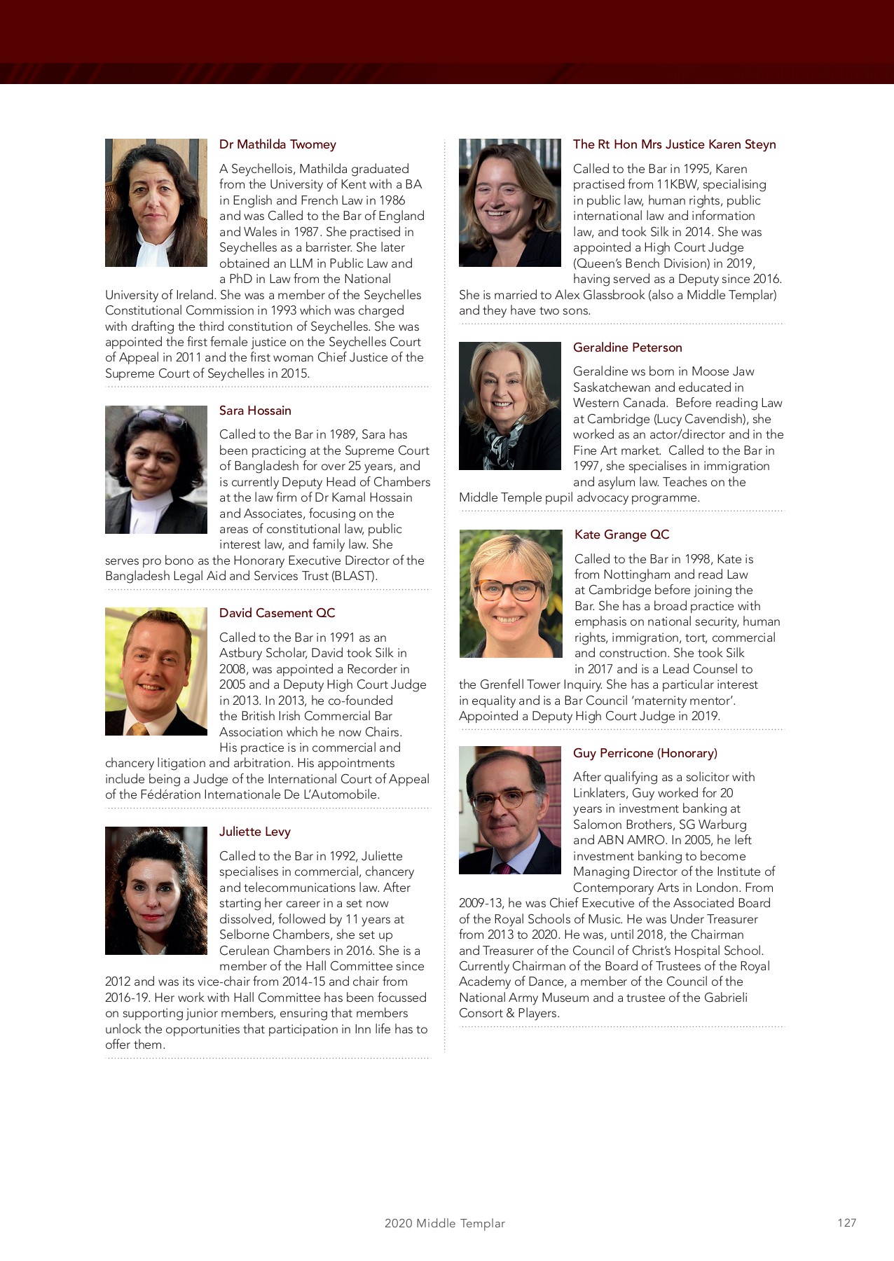 The Middle Templar 2020 - HTDL - Page 129 | Flip PDF Online | PubHTML5