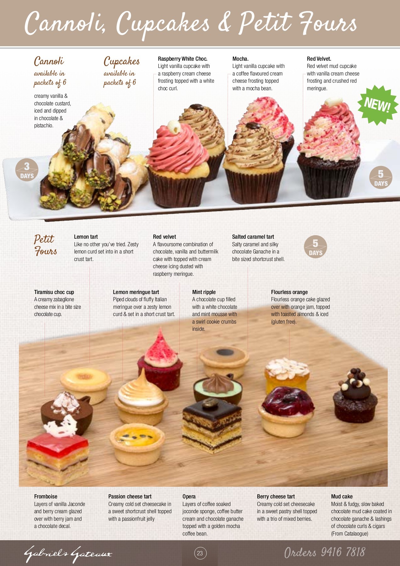 Gabriels Gateaux Brochure (2017 Update) - Gabriel's Gateaux - Page 25 ...