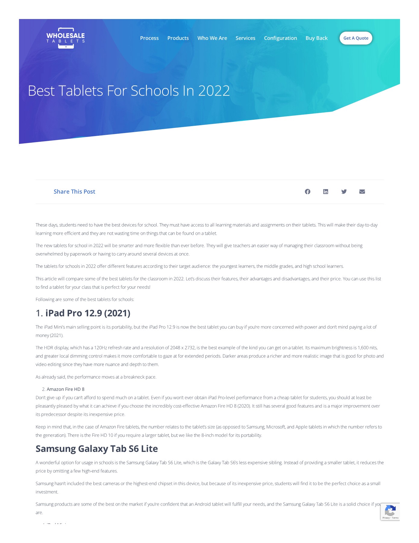 Best Tablets For Schools In 2022 - wholesale tablet - Page 1 - 3 | Flip ...