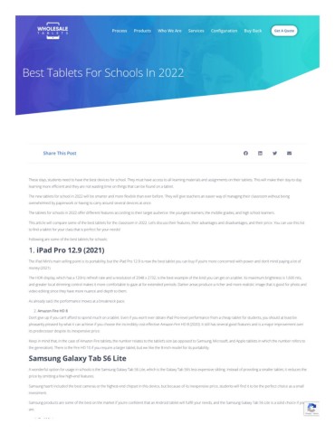 Best Tablets For Schools In 2022 - wholesale tablet - Page 1 - 3 | Flip ...