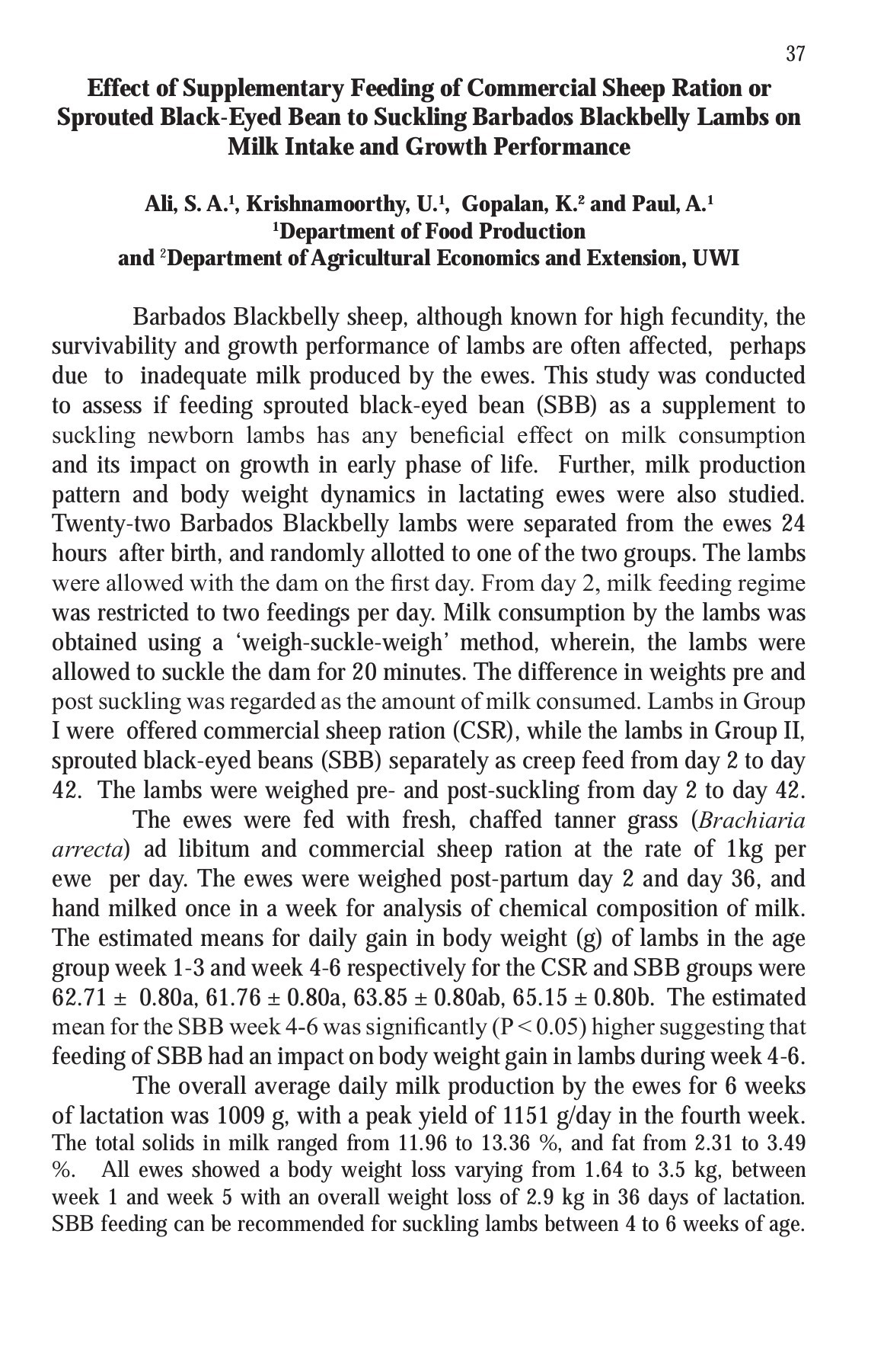 FFA Research Digest 2017 - UWI FFA - Page 40 | Flip PDF Online | PubHTML5