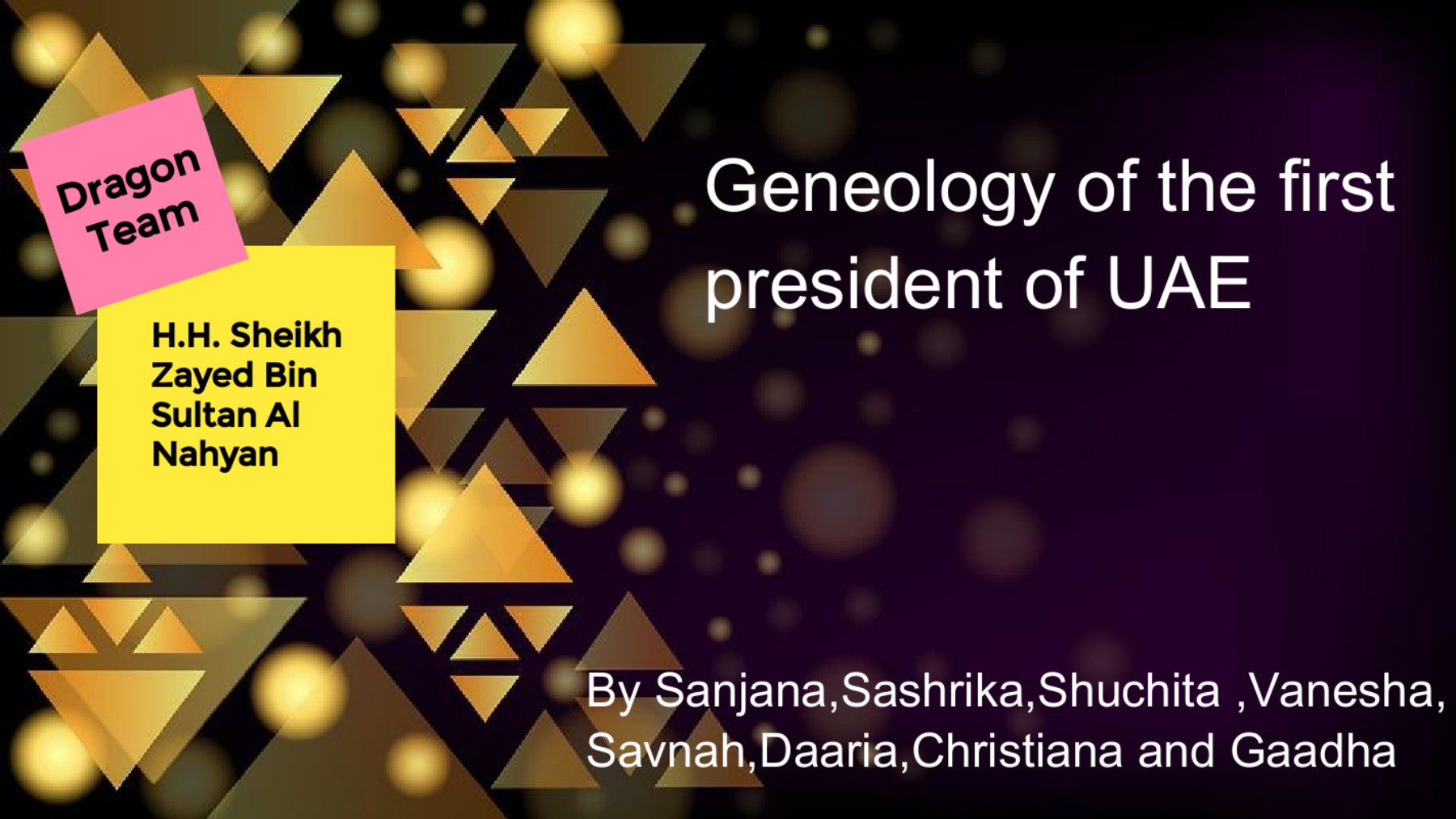 Genealogy of the first president of UAE - christiana.conteh - Page 1 ...