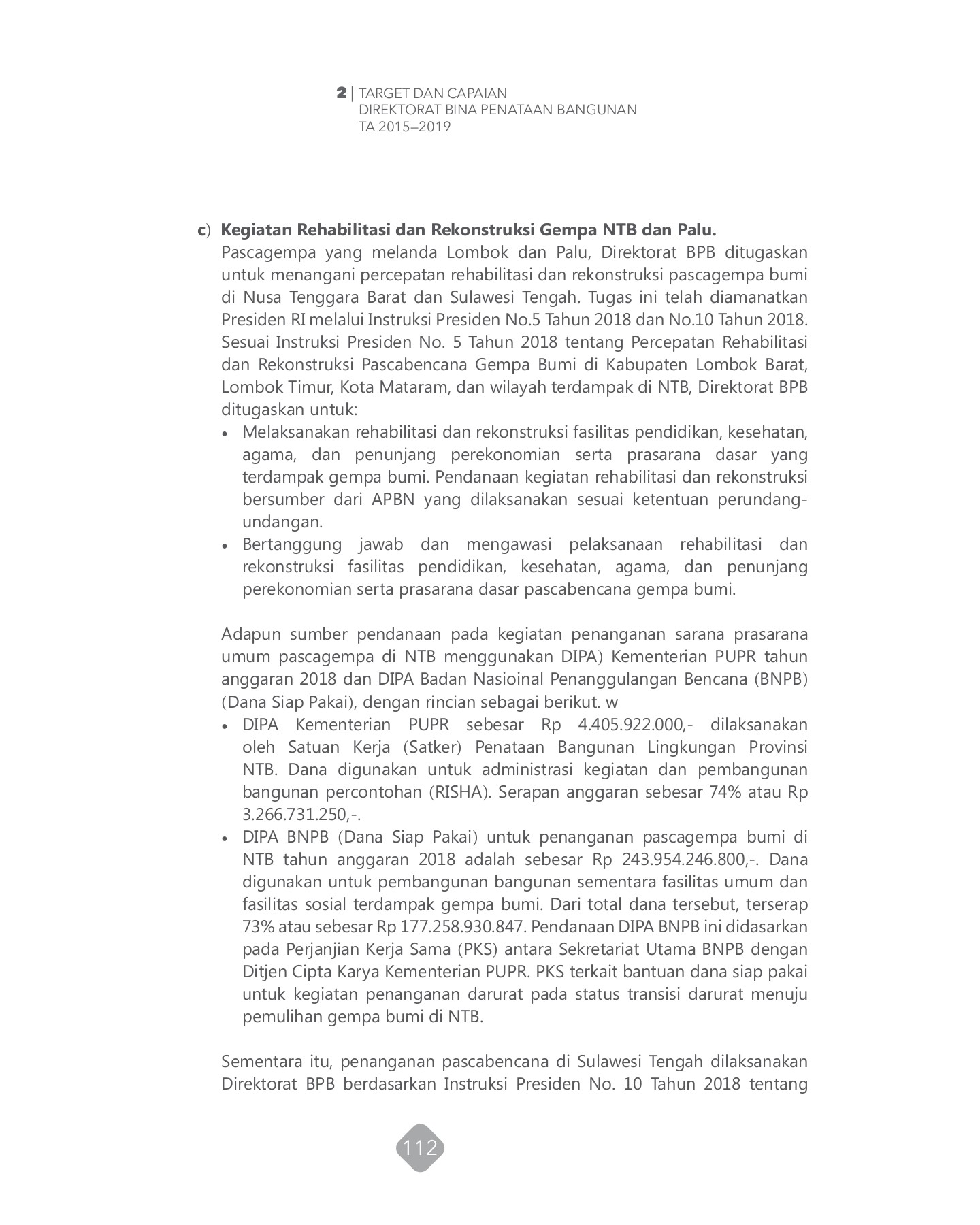 PROFIL DIT BINA PENATAAN BANGUNAN - publikasidagu - Halaman 112 | PDF Online | PubHTML5