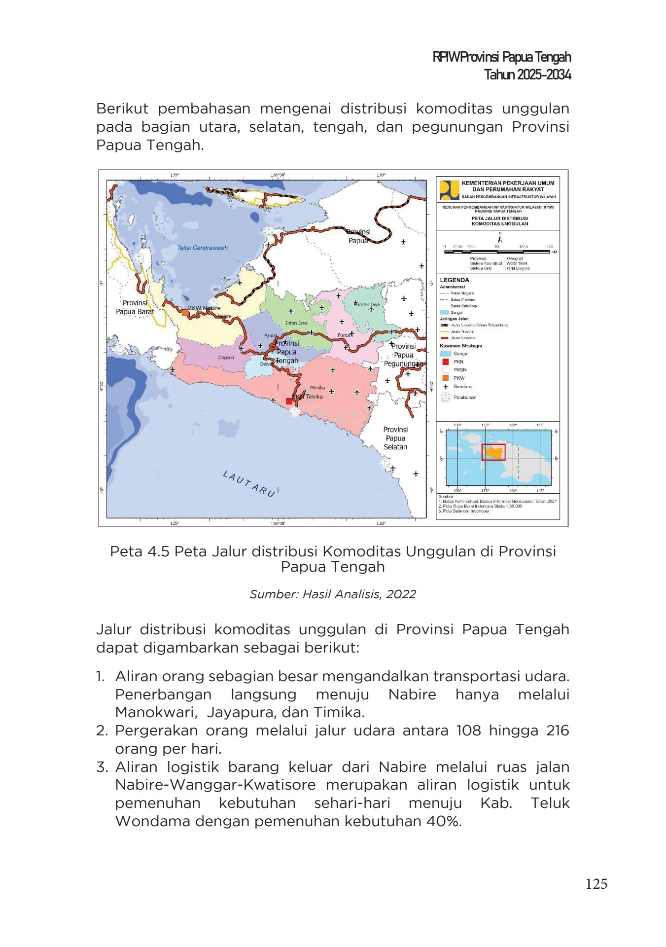 RPIW Provinsi Papua Tengah 2025-2034 - Dagu Komunika Bookcases ...