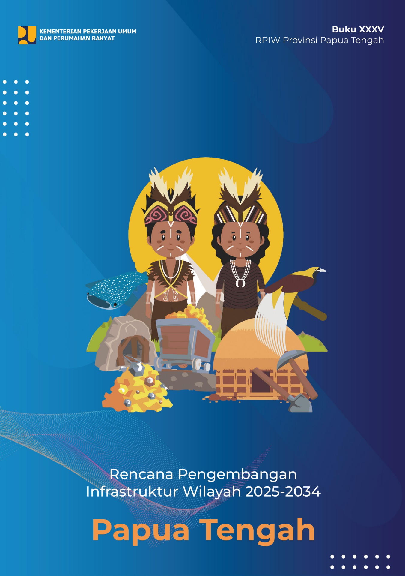 RPIW Provinsi Papua Tengah 2025-2034 - Dagu Komunika Bookcases ...