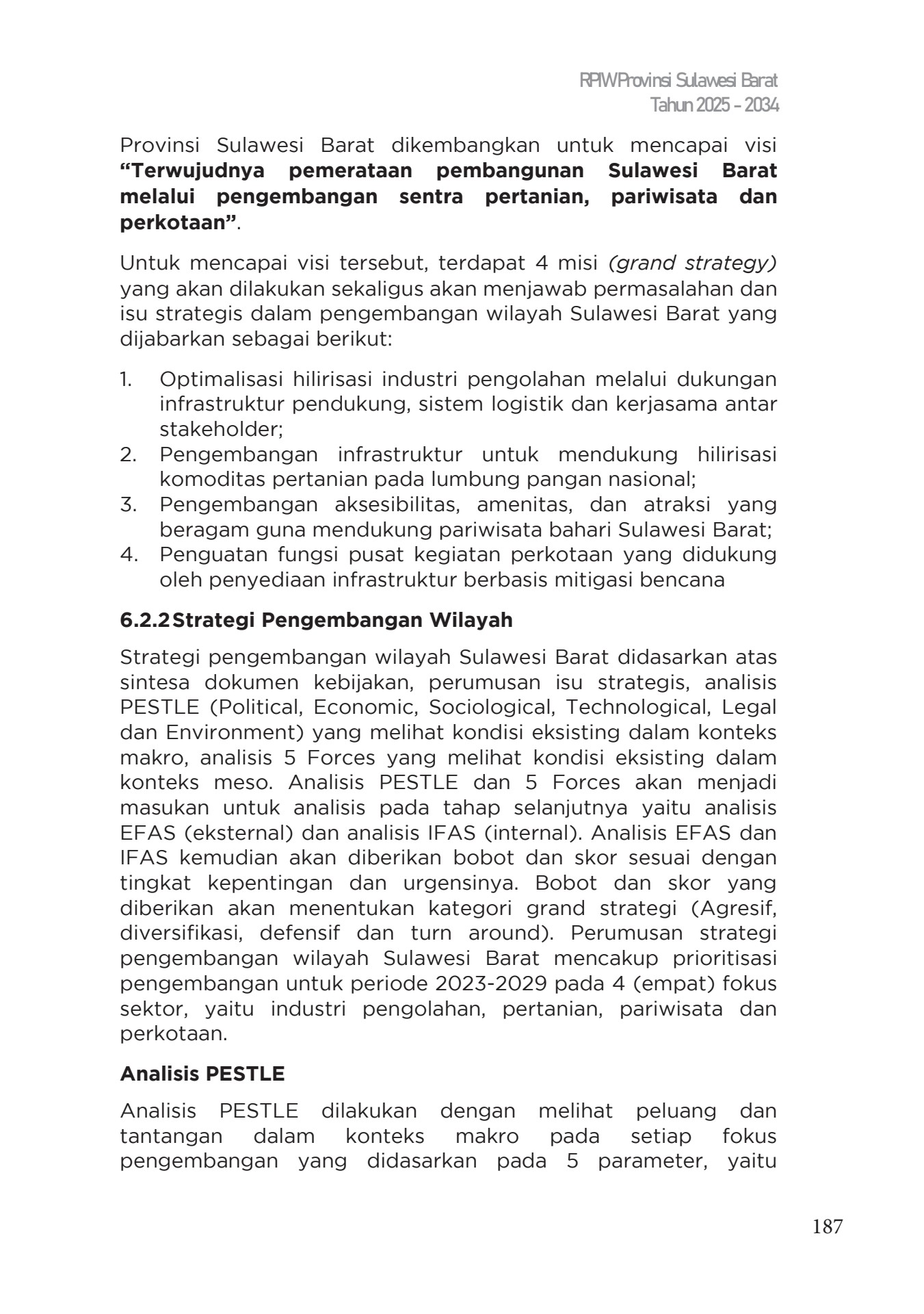 RPIW Provinsi Sulawesi Barat 2025-2034 - Dagu Komunika Bookcases ...