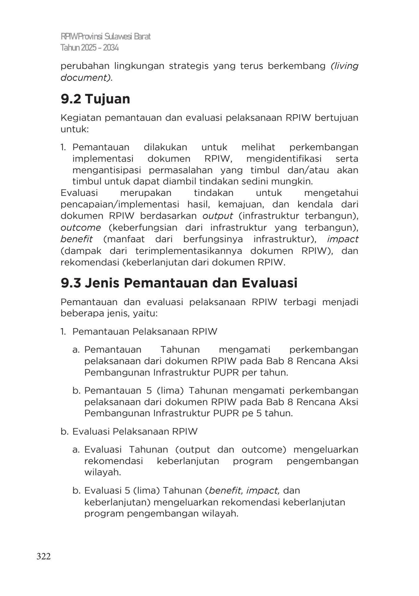 RPIW Provinsi Sulawesi Barat 2025-2034 - Dagu Komunika Bookcases ...