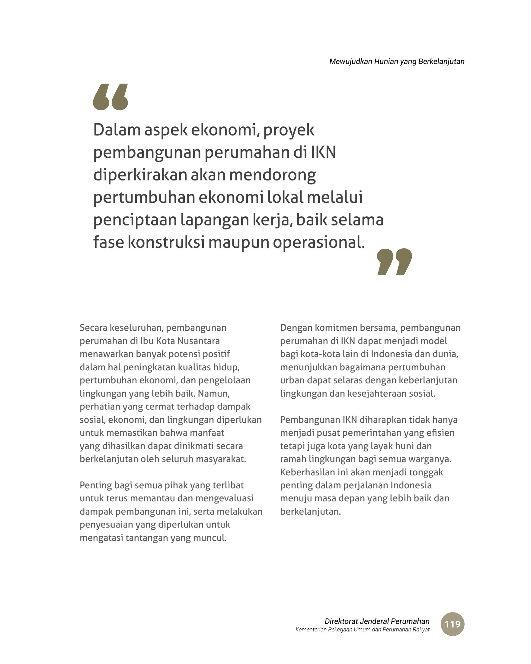 HUNIAN NUSANTARA DESAIN DAN PEMBANGUNANNYA DI IBU KOTA BARU - Dagu ...